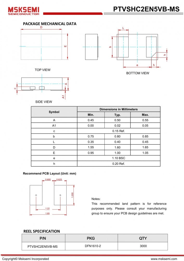 PTVSHC2EN5VB-MS datasheet page 6