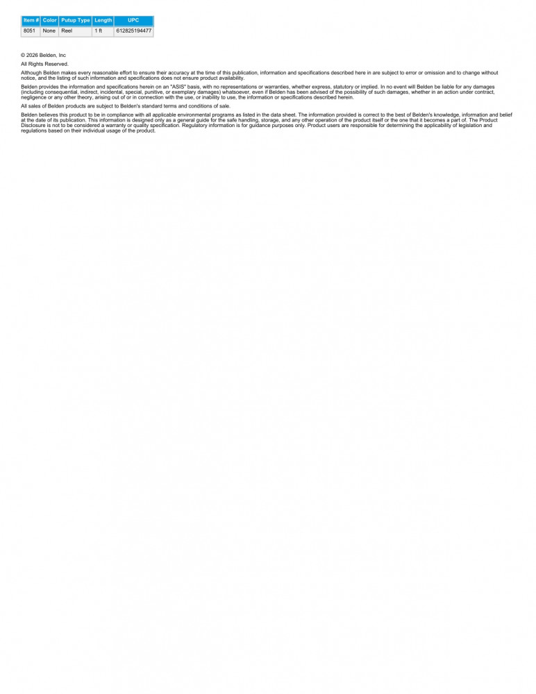 8051 magnet wire technical document, page 2