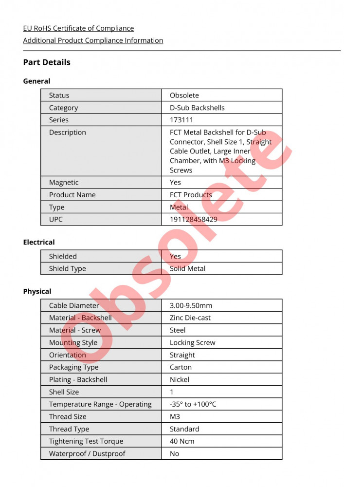 MOLEX 1731110350 technical document, page image 2