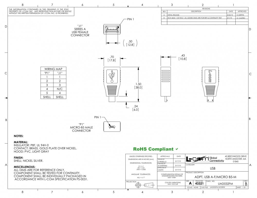 UAD032FM technical document preview