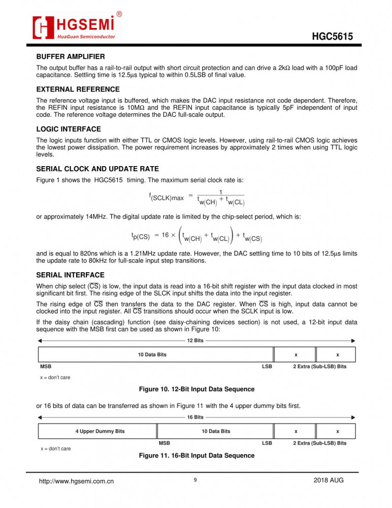HGC5615 datasheet page 9