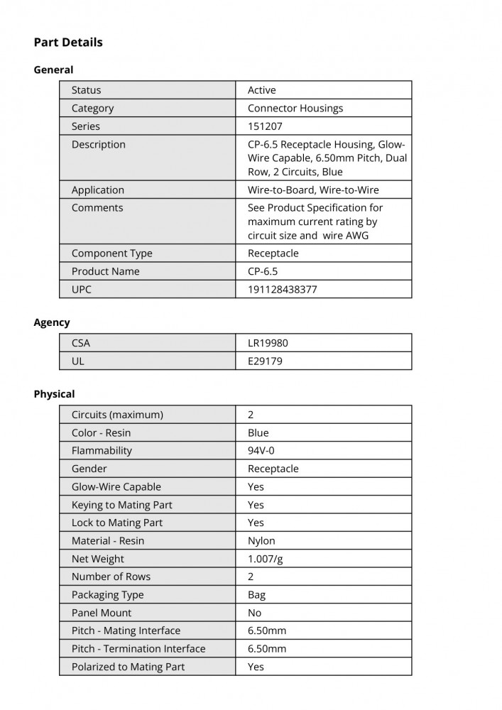 Product document page 2