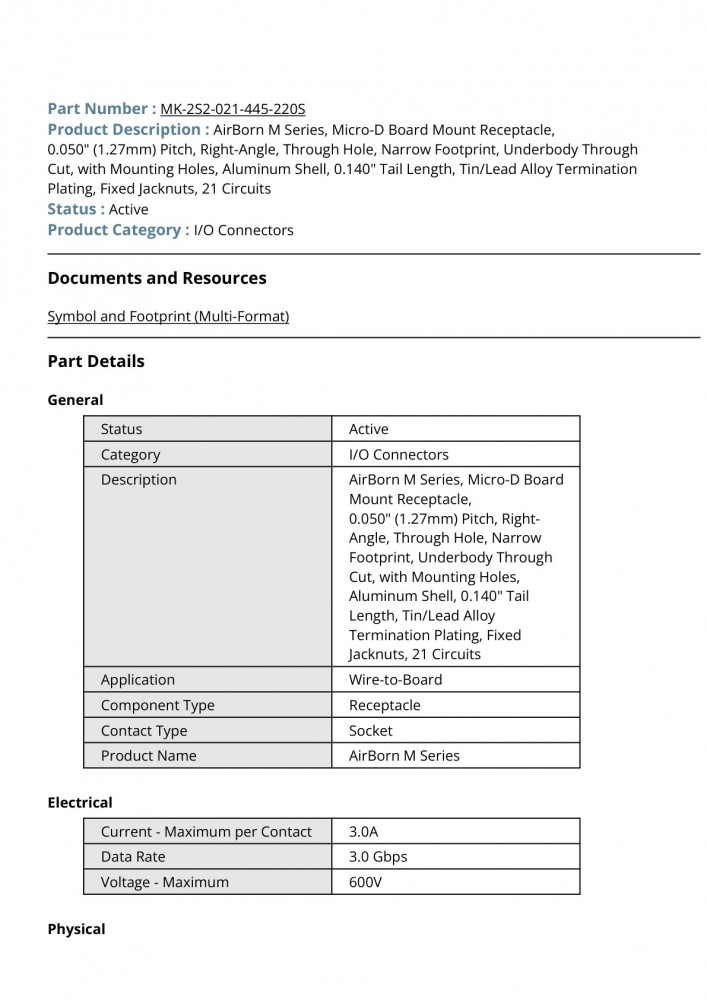 MK-2S2-021-445-220S technical document page 1