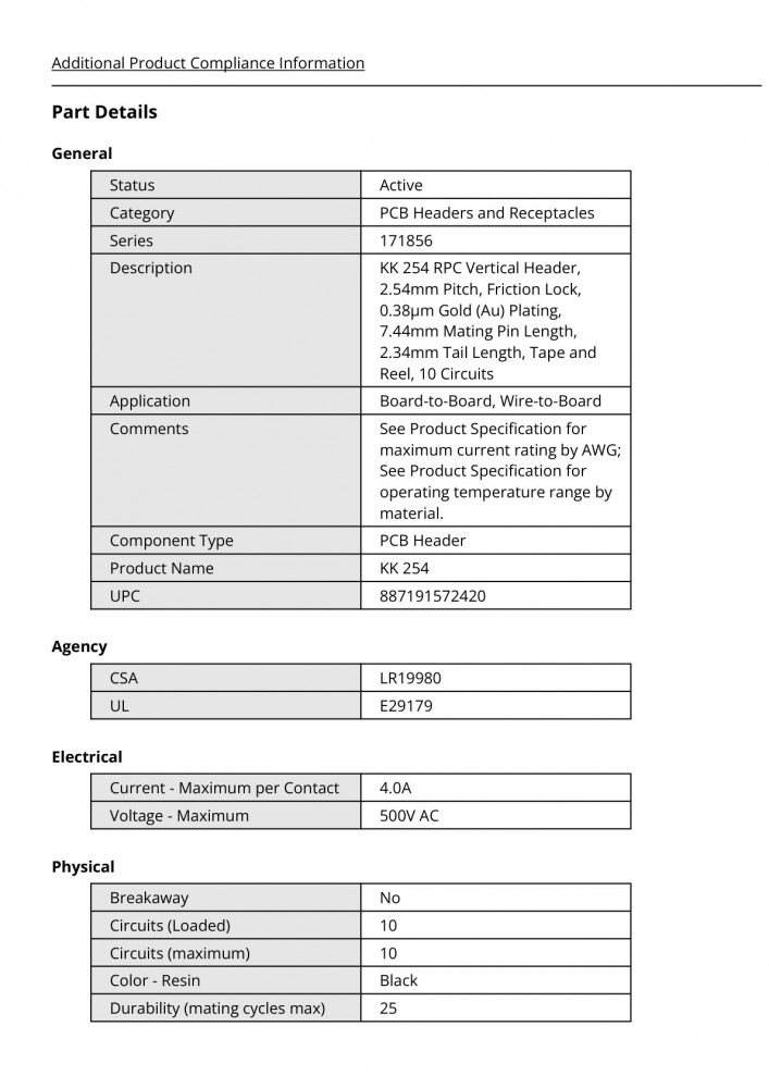Product document image, page 2