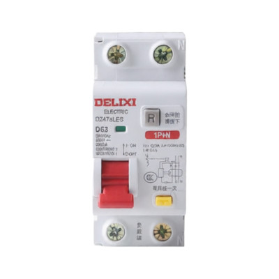 Delixi Electric DZ47SLES1D63R300 Miniature Residual Current Circuit Breaker