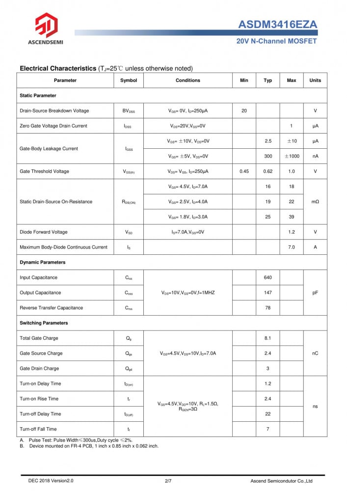 ASDM3416EZA-R datasheet page 2