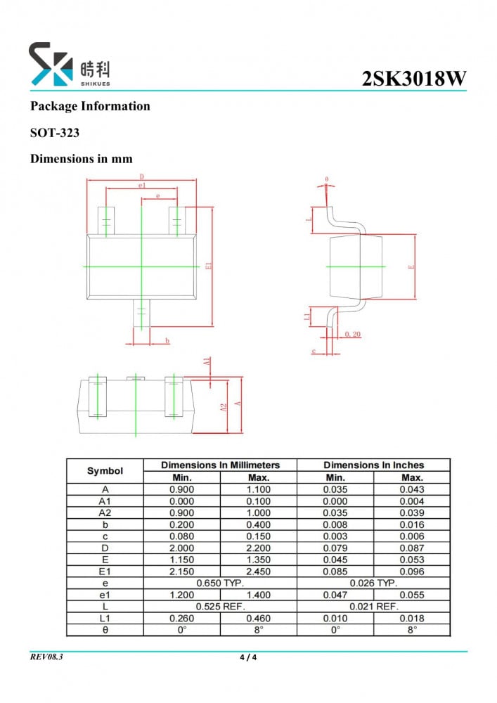 2SK3018W datasheet page 4