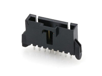2.54mm Pitch SL Header, Single Row, 3.05mm Pocket, Vertical, Shrouded, with Press-Fit Plastic Peg, 5 Circuits, Tin (Sn) Plating