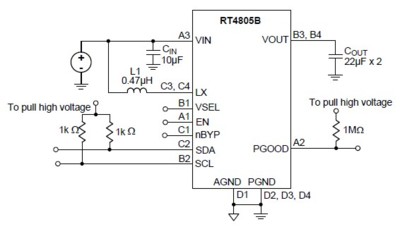 RT4805B - 2.5MHz, Synchronous Boost Regulator with Bypass Mode for sale