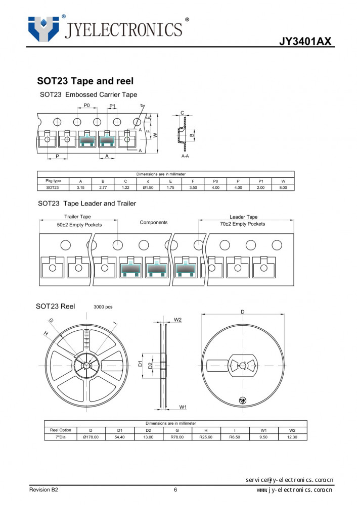 JY3401AX datasheet page 6