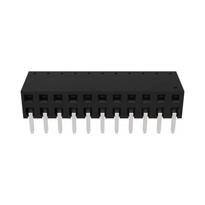 C-Grid III PCB Receptacle, 2.54mm Pitch, Dual Row, Right-Angle, Shrouded, 22 Circuits, 0.12µm Gold (Au) Flash Plating, Straight PCB Pins for sale