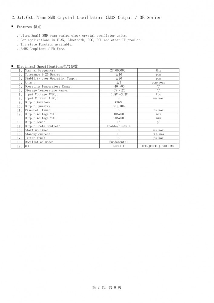 3ESC270C0033L product confirmation page 2