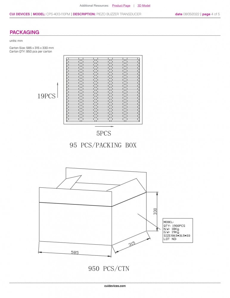 CPS-4013-110PM datasheet page 4
