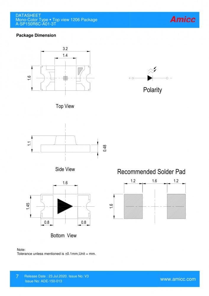 A-SP150R6C-A01-3T approval sheet page 7