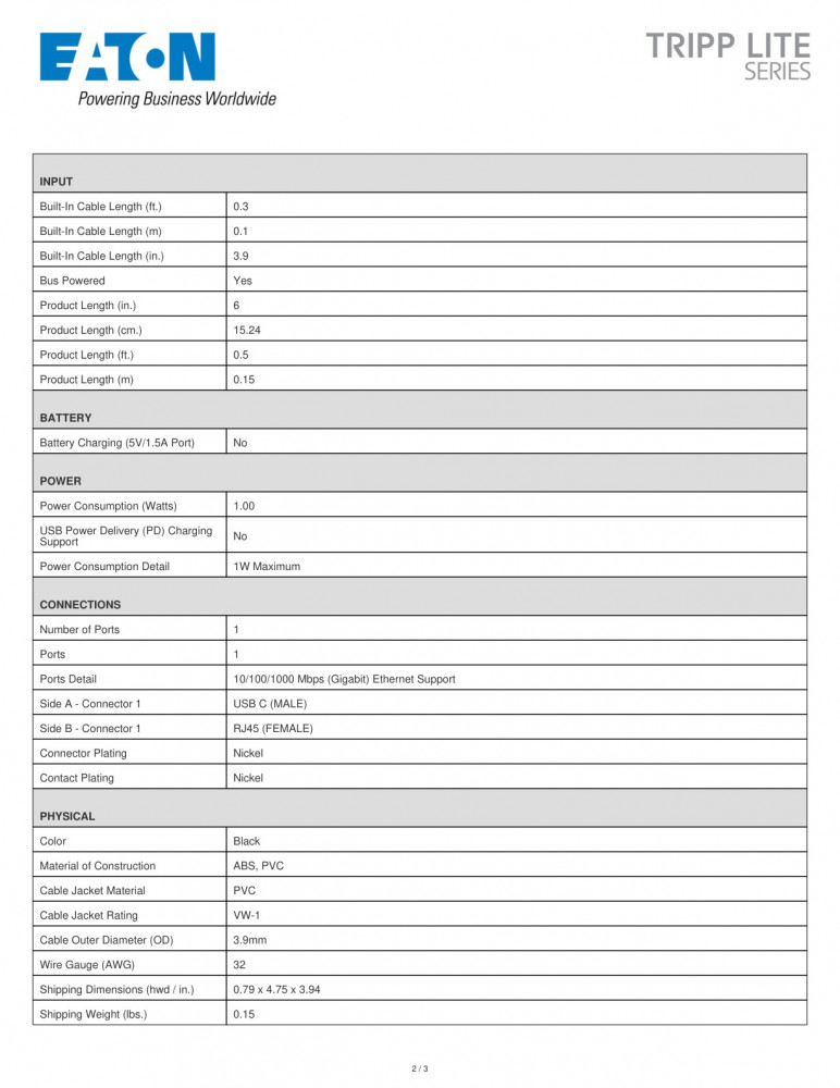U436-06N-GB technical document, page 2