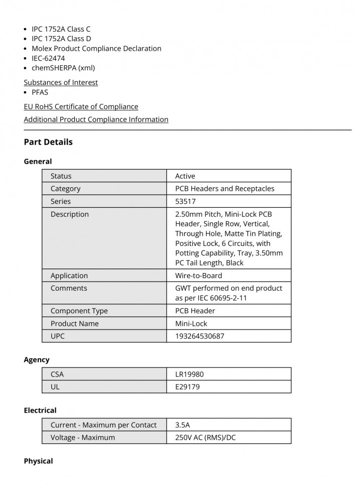 MOLEX 535170641 document page 2
