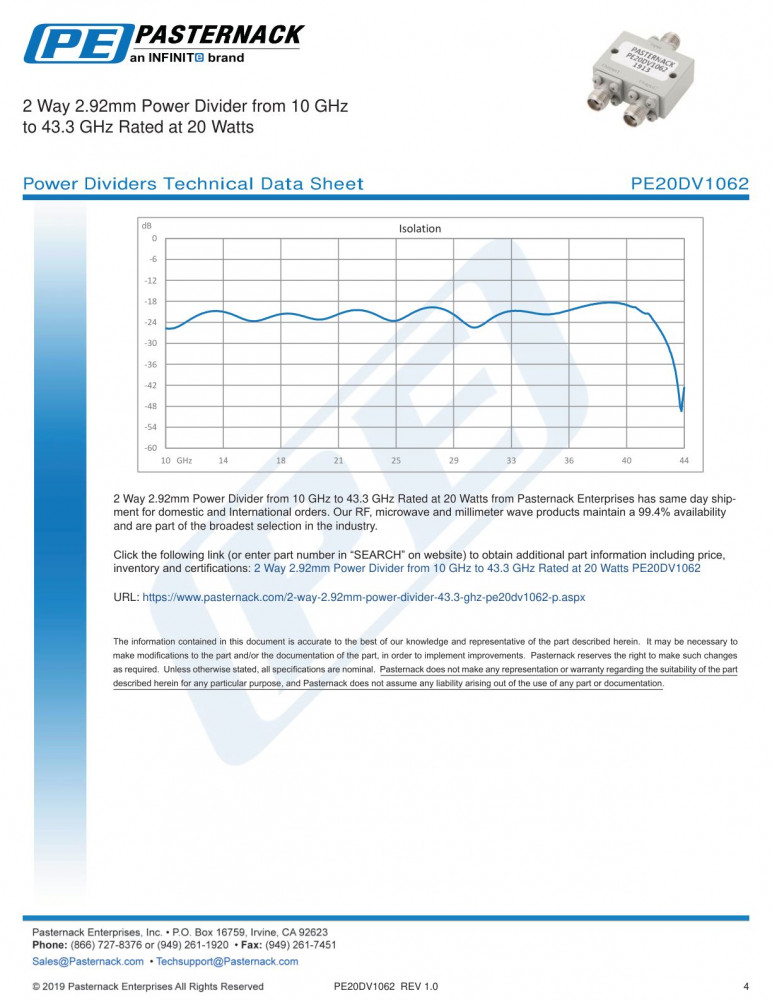 PE20DV1062 technical document page 4
