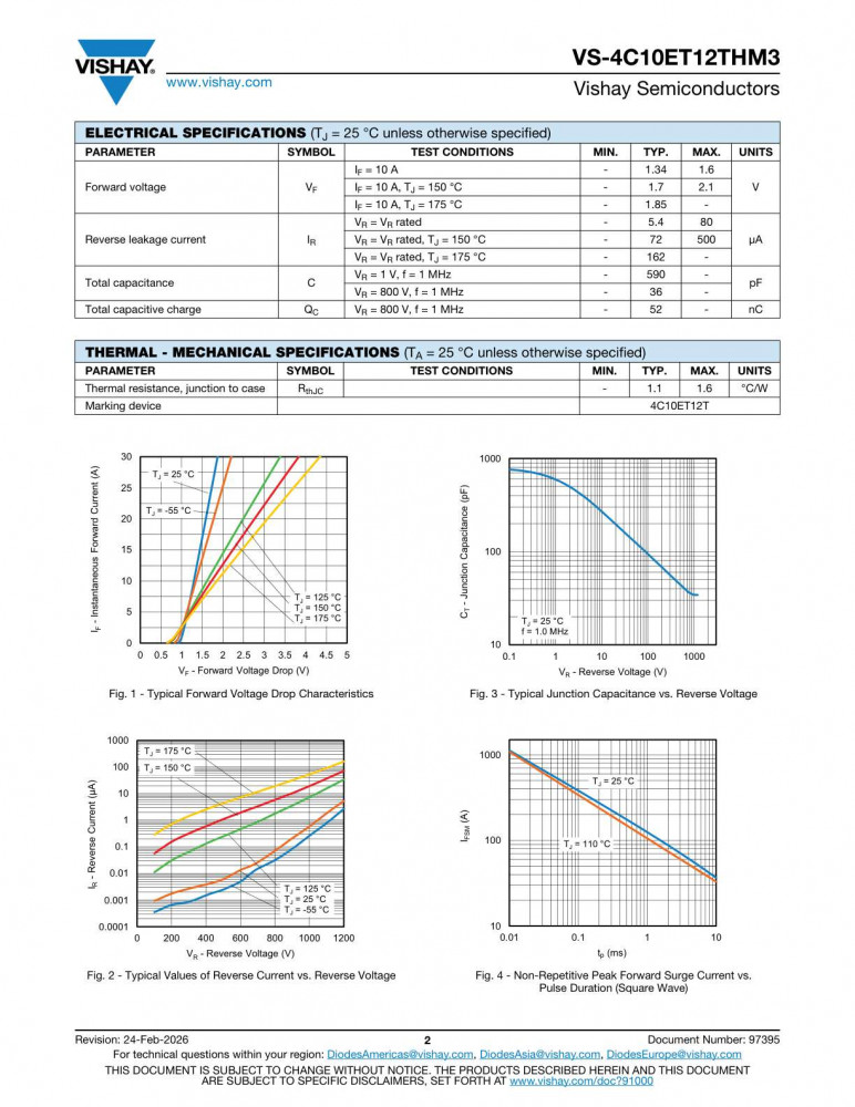 VS-4C10ET12THM3 datasheet page 2