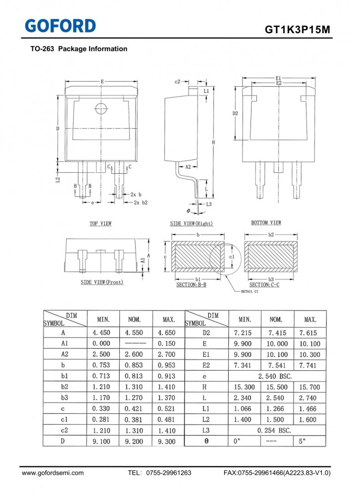 GT1K3P15M datasheet page 6
