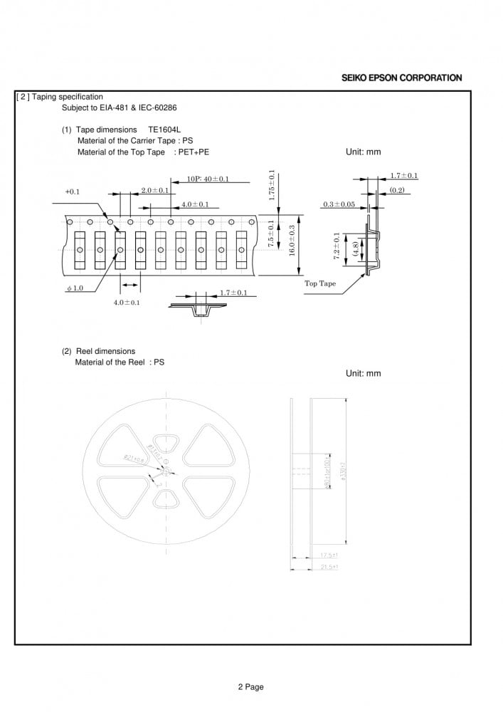 EPSON MC-146 datasheet page 2