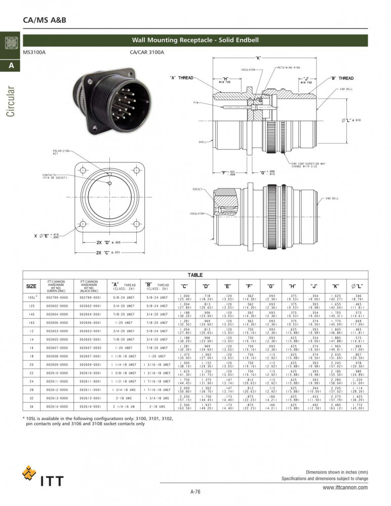 ITT CANNON document page 6
