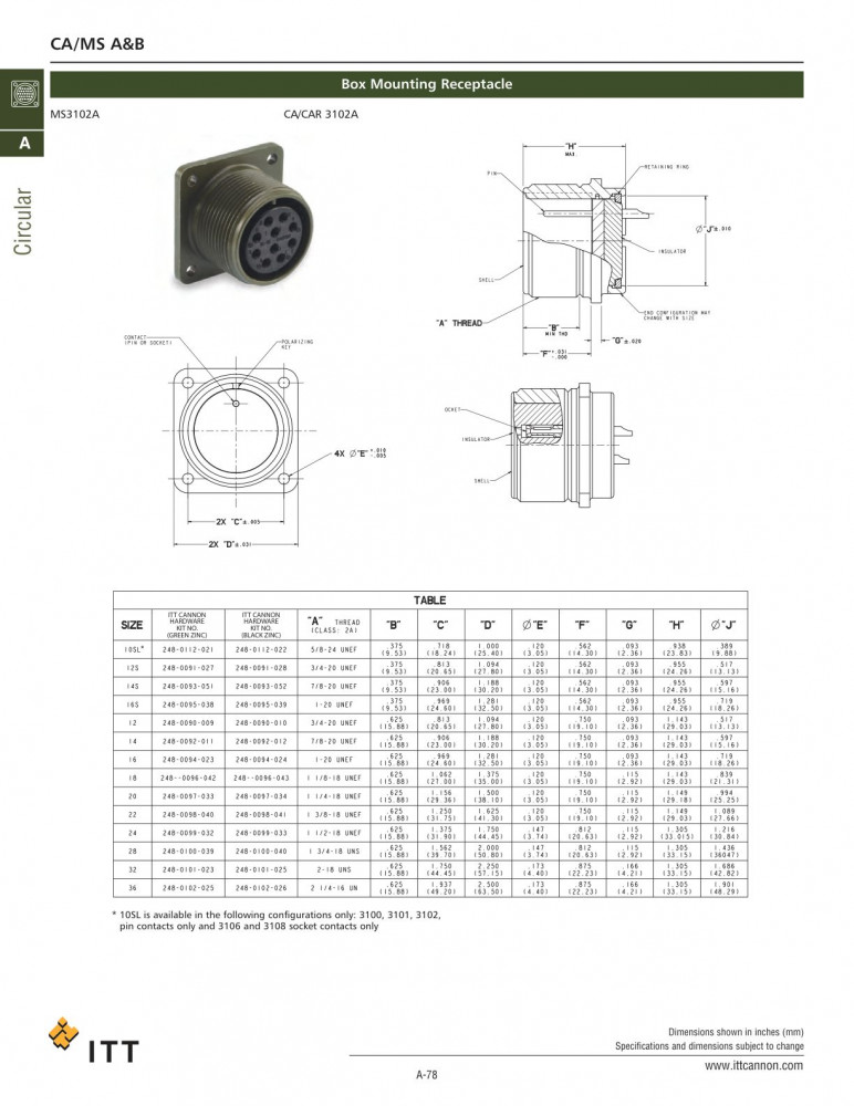 ITT CANNON document page 8