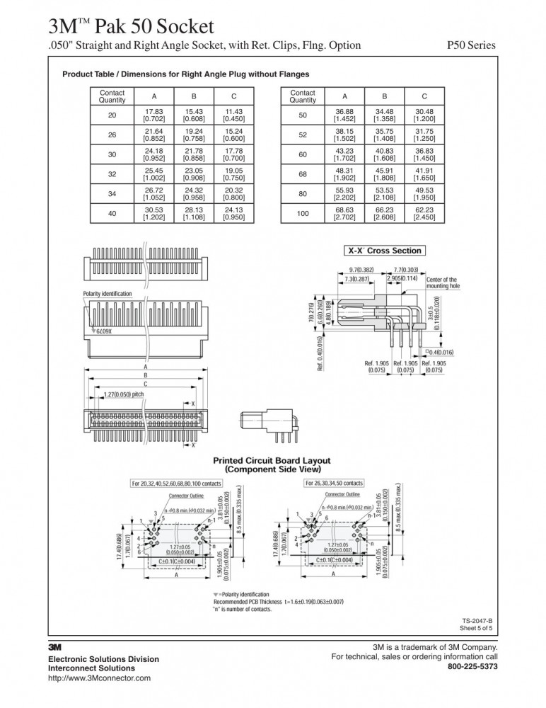 P50-034S-R1-EA technical document sheet 5