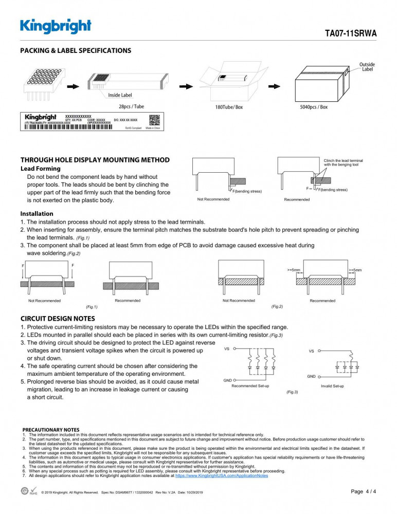TA07-11SRWA datasheet page 4