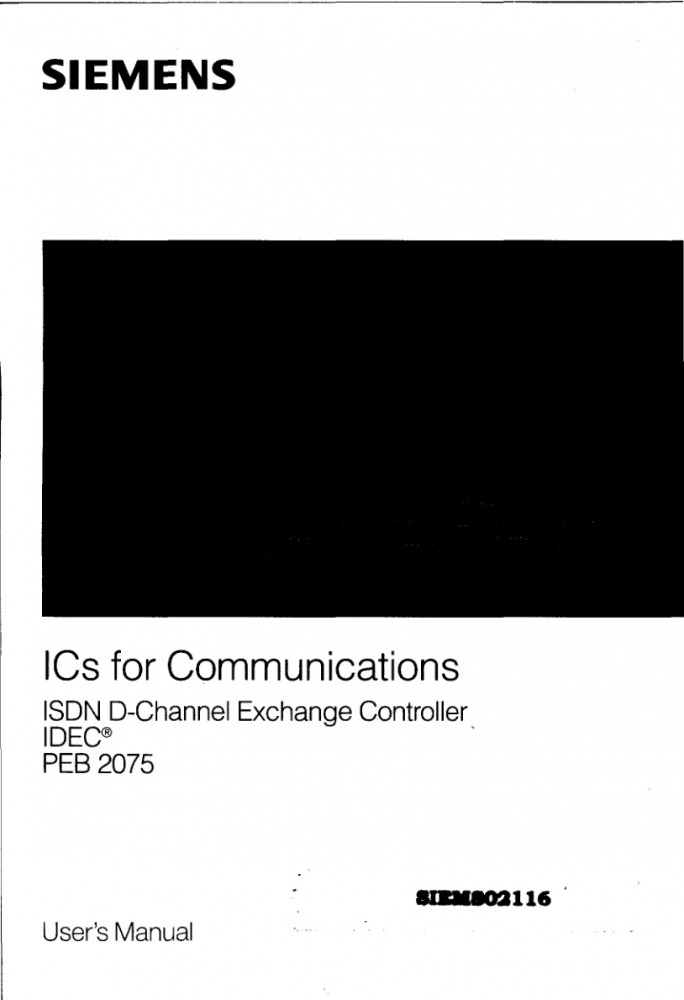 PEB2075 technical document page 1