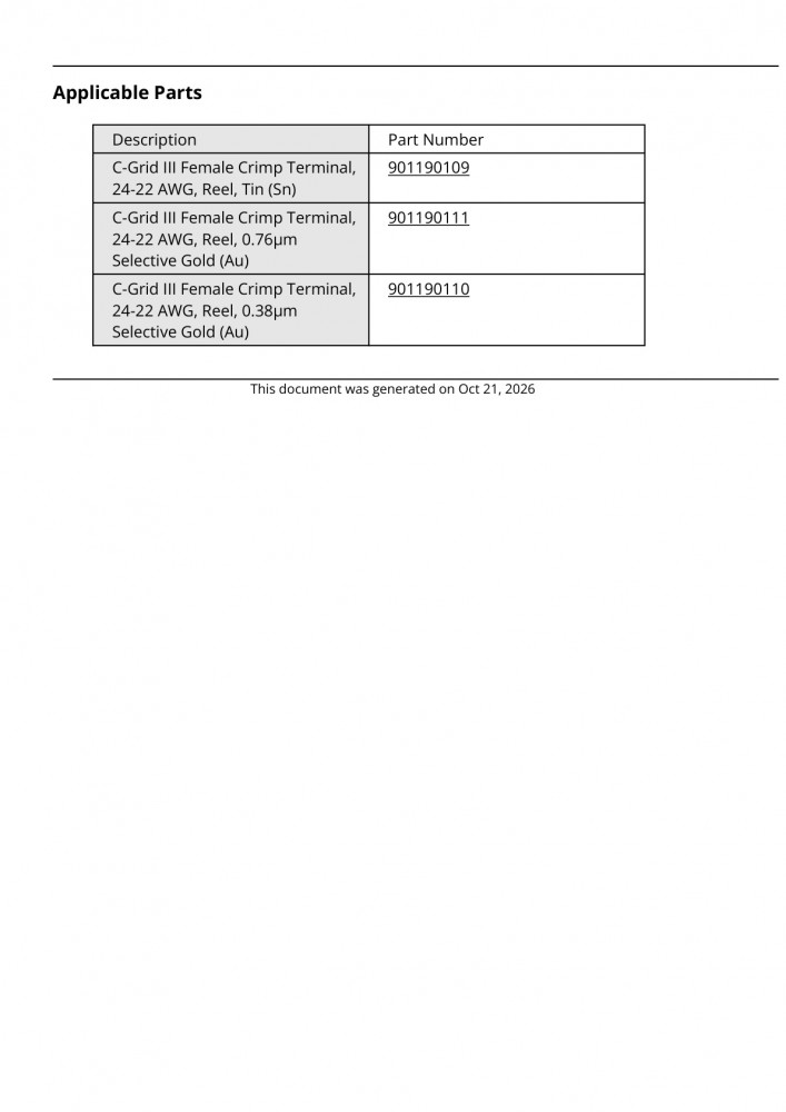 Product document image 3 for MOLEX 638514100