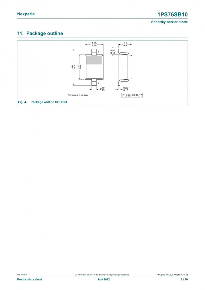 1PS76SB10 datasheet page 6