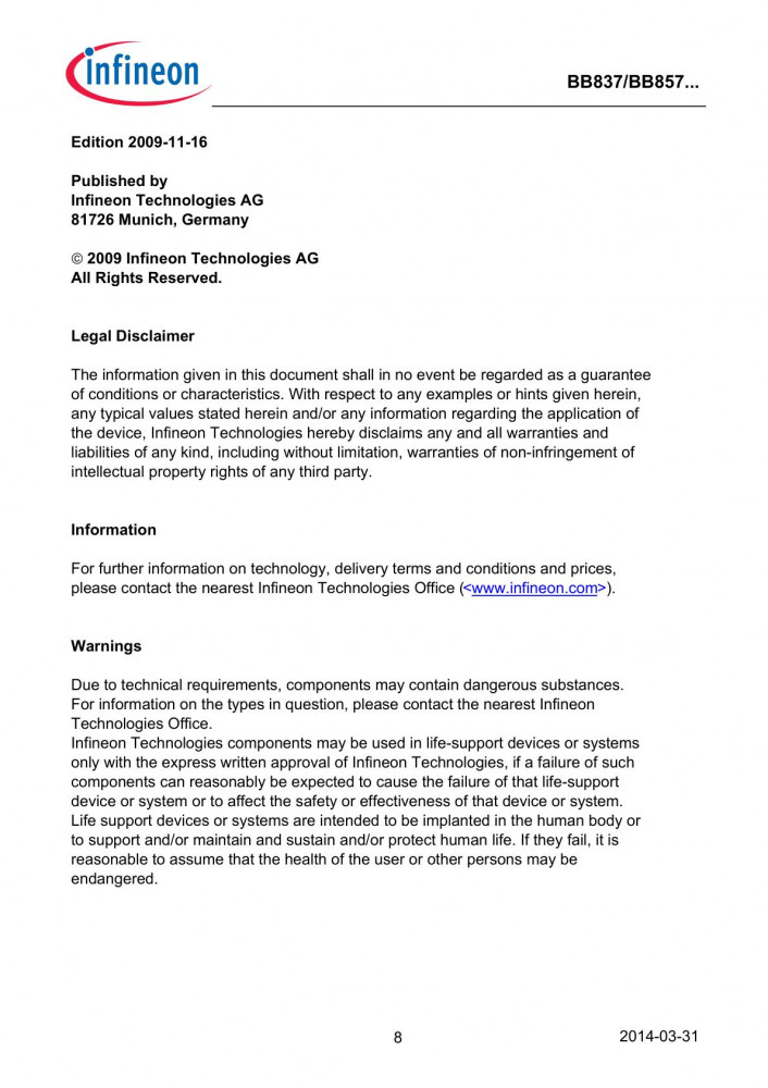 BB857 datasheet page 8