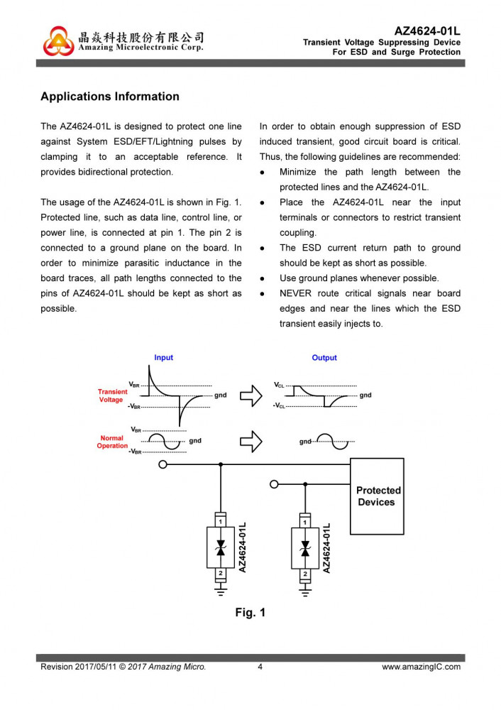 AZ4624-01L datasheet page 4