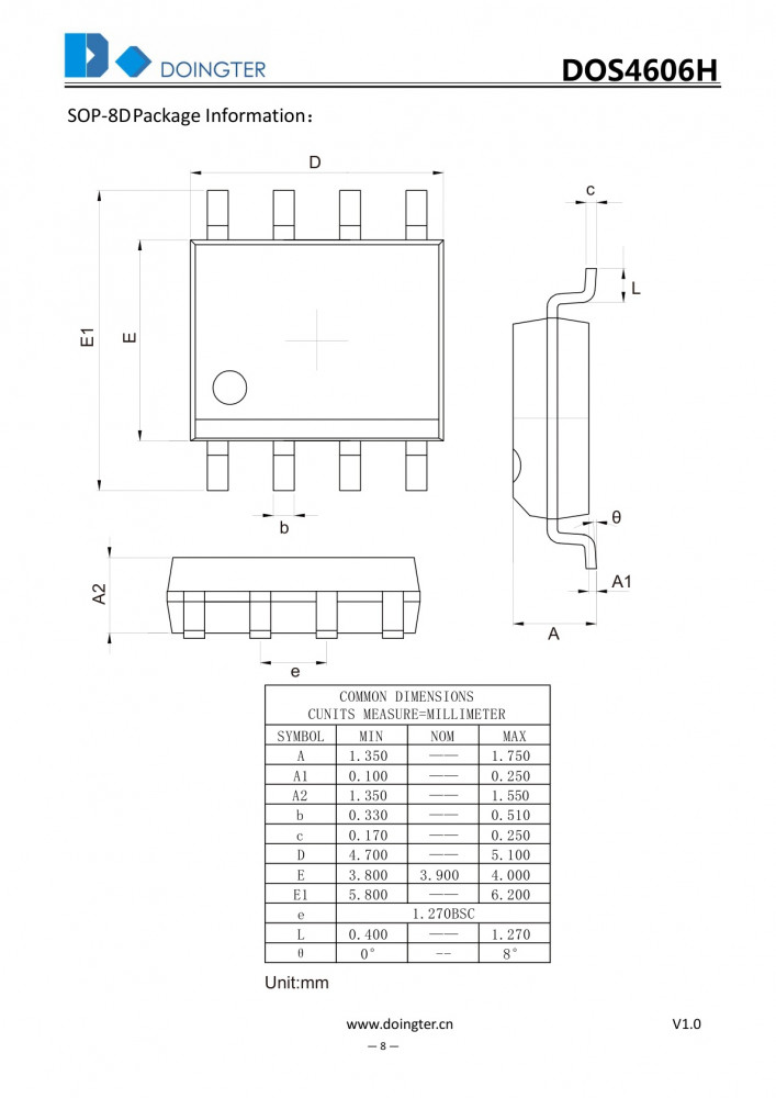 DOS4606H datasheet page 8