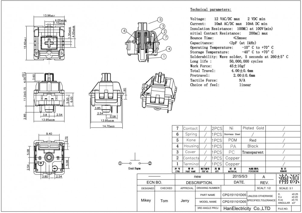 CPG151101D05 datasheet page 8