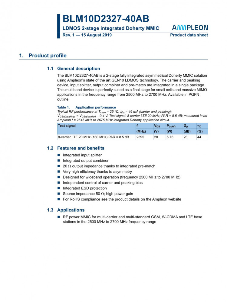 BLM10D2327-40ABX datasheet page 1