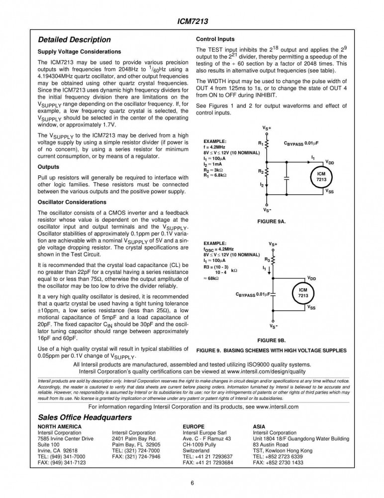 ICM7213IPD datasheet page 7
