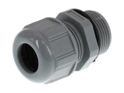Heavy-Duty Plastic Gable Gland with Gasket, Pg16 Thread, Grey RAL 7001 for sale