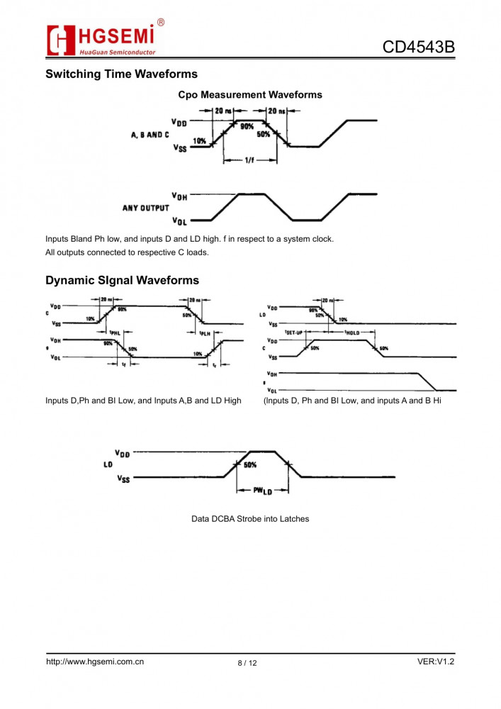 CD4543BM/TR datasheet page 8