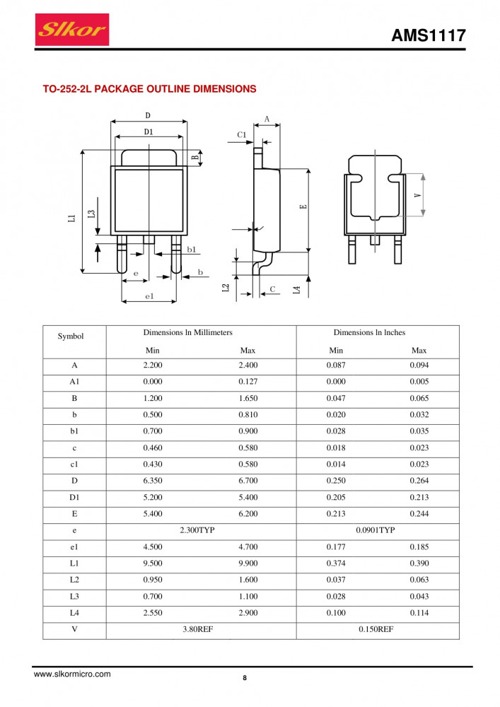 AMS1117-2.5 datasheet page 8