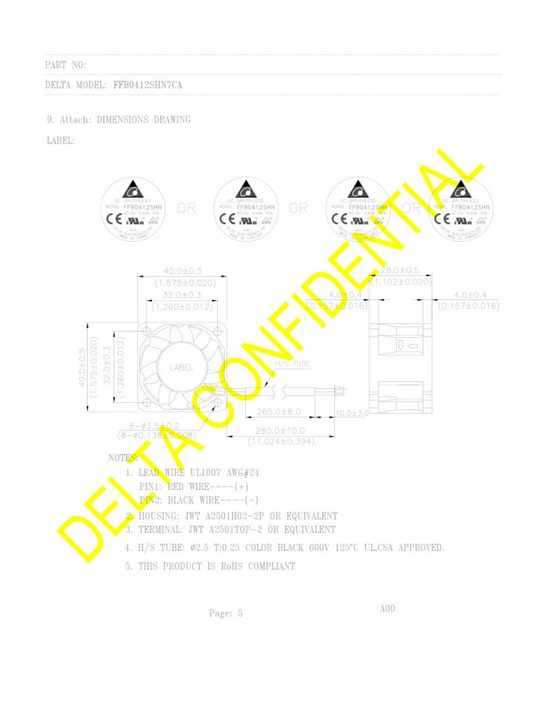 FFB0412SHN7CA specification page 7