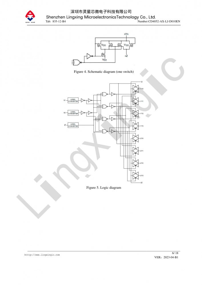 CD4052BPWR(LX) datasheet page 6