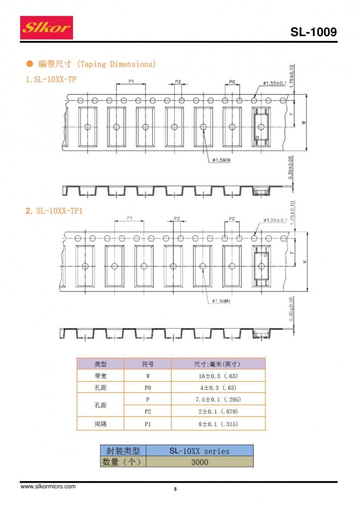SL-1007 datasheet page 5