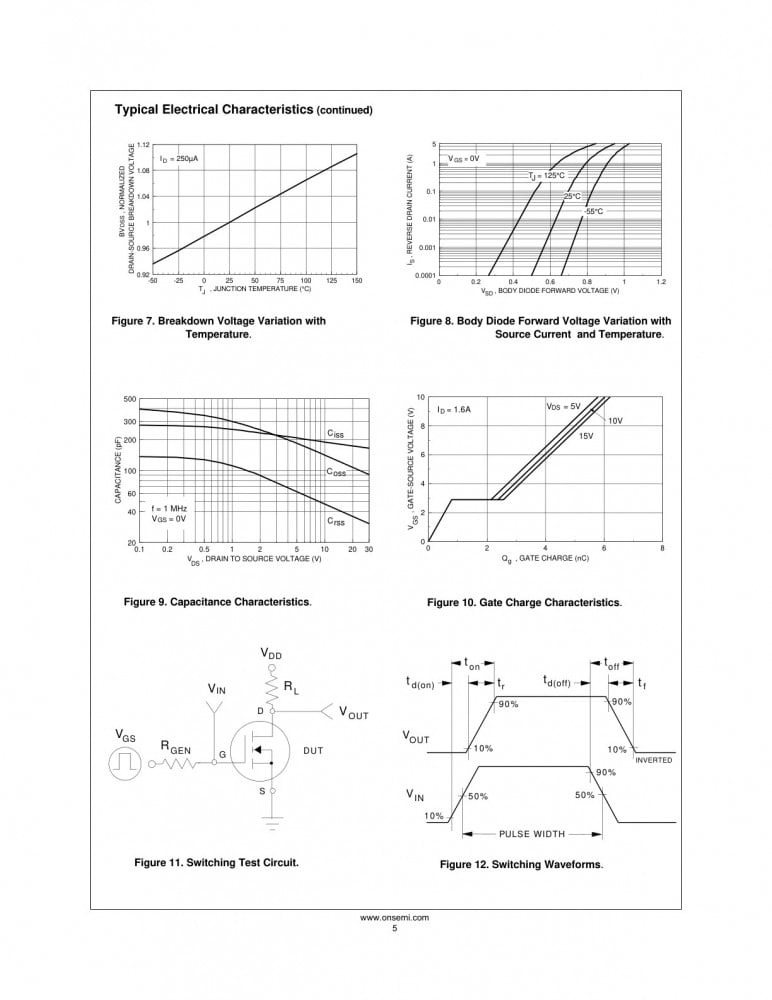 NDS355AN datasheet page 5
