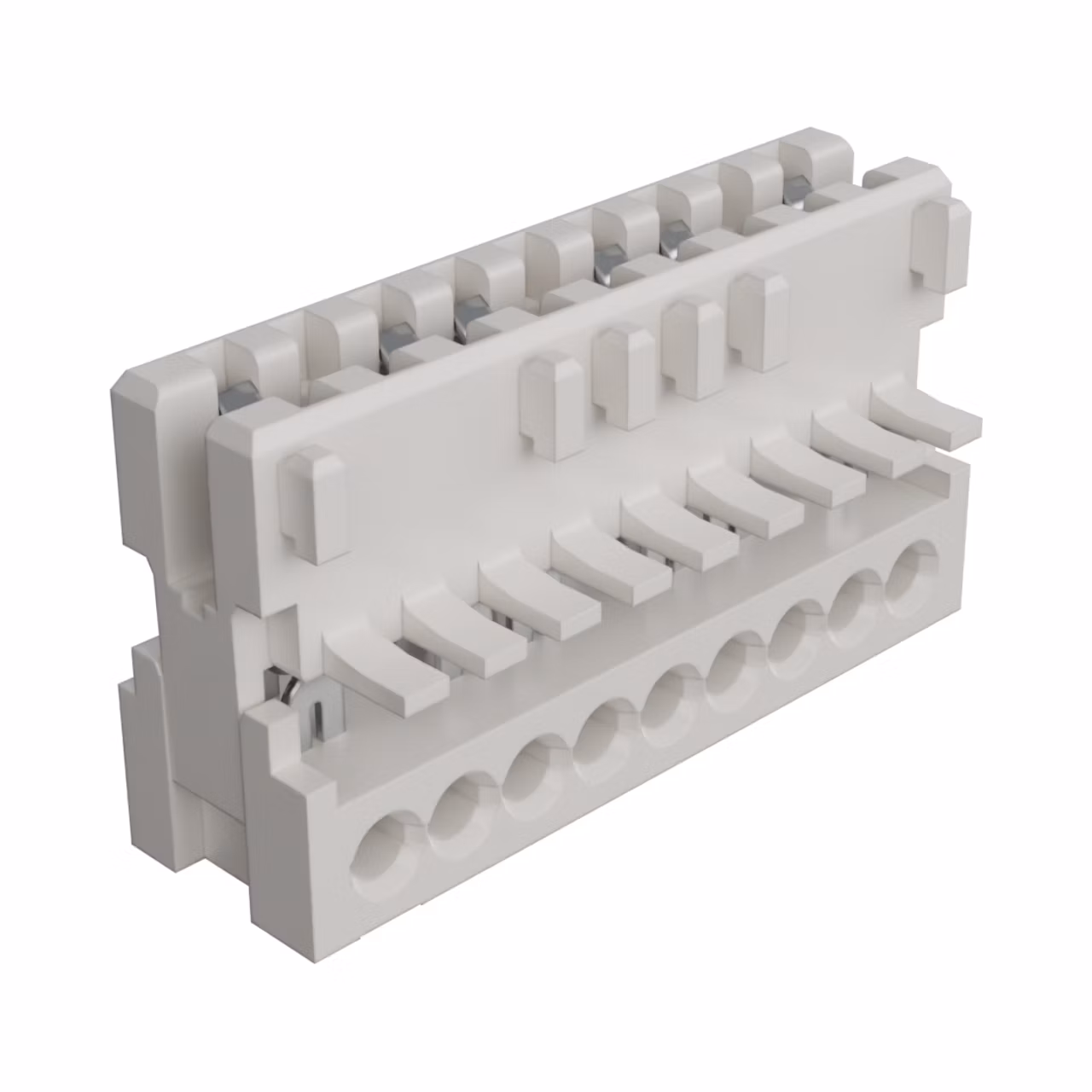 Appli-Mate RAST 2.5 IDT Housing, 2.50mm Pitch, Direct/Indirect, Female, 9 Circuits, Position Keys B, C, H and I Removed, Voided Circuits 2, 5 and 8 for sale