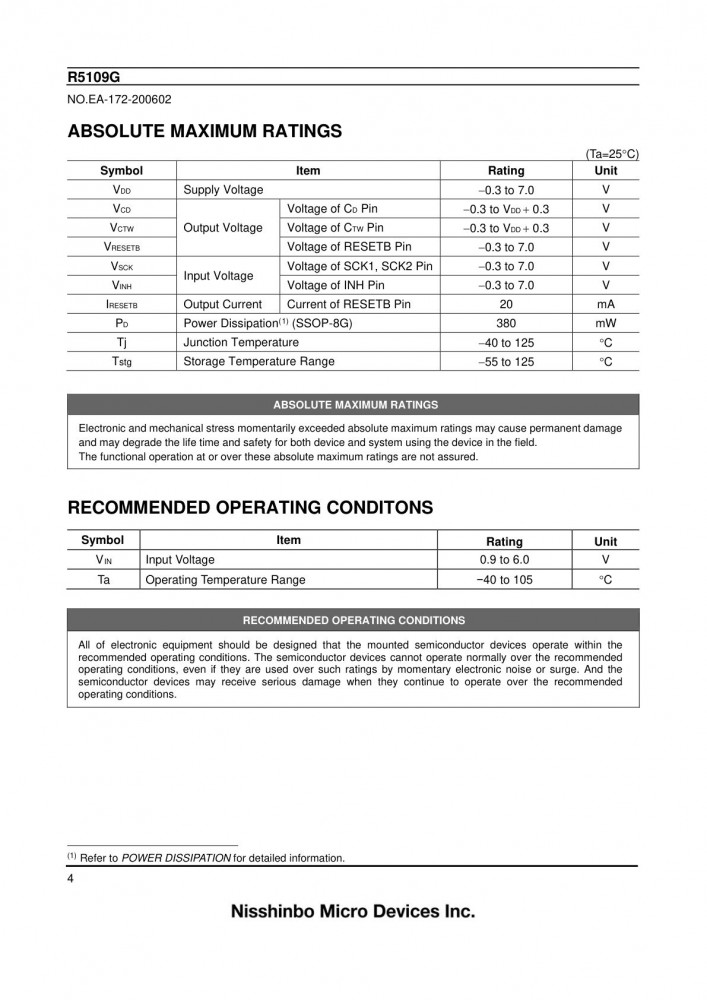 R5109 datasheet page 4