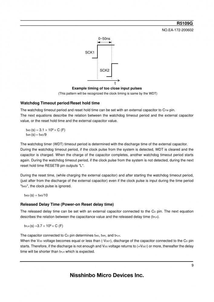 R5109 datasheet page 9