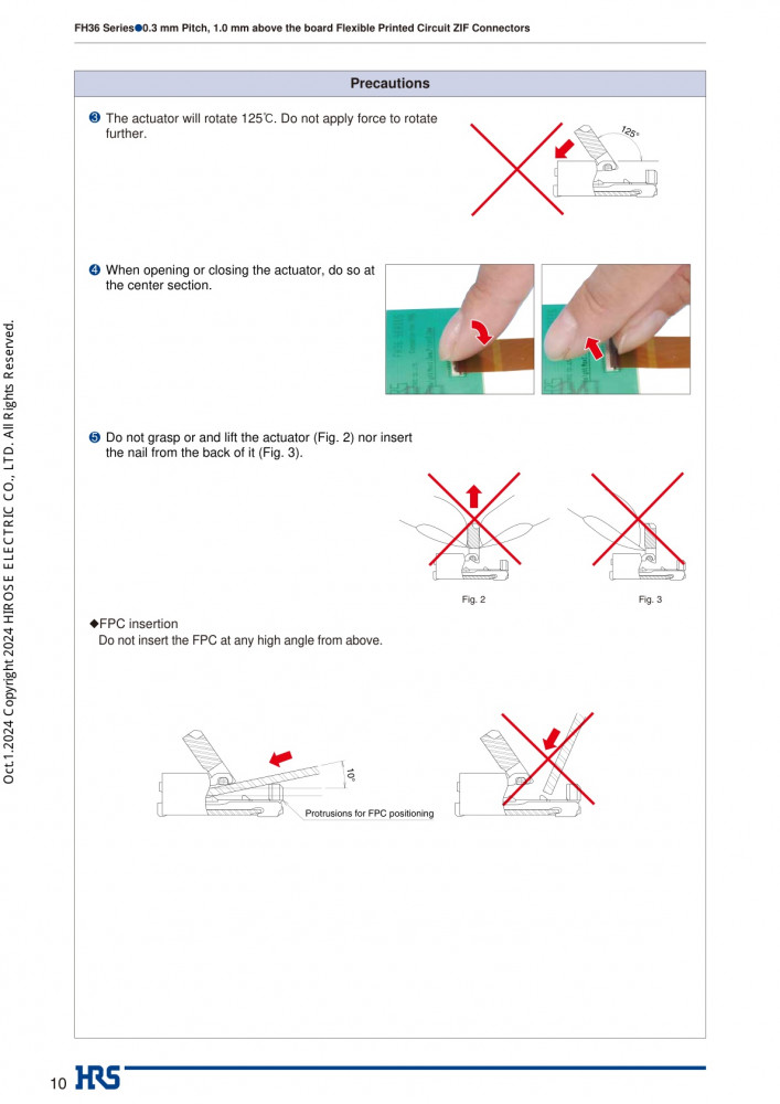 FH36 Series datasheet page 10