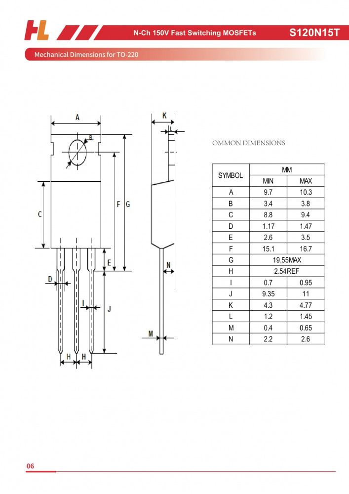S120N15T technical document page 6