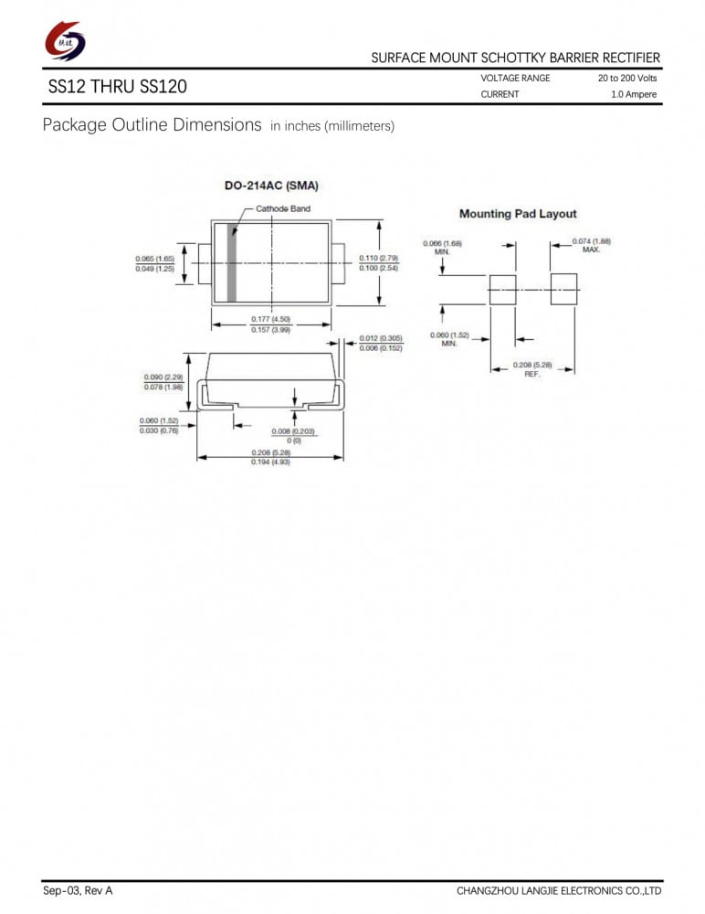 SS120 datasheet page 3